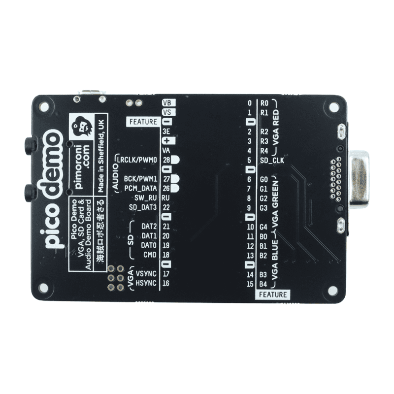 Pimoroni Pico VGA Demo Base